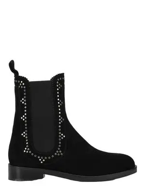 AQUAZZURA Embellished Chelsea Boots - Black