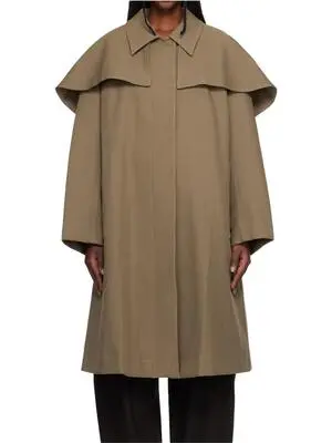 Studio Nicholson Long-sleeved Trench Coat - Brown