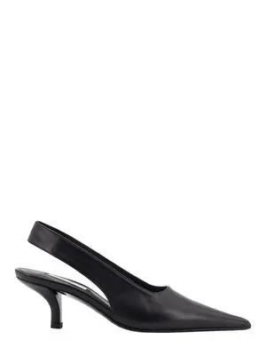 TOTEME Slingback Pointed Toe Pumps - Black