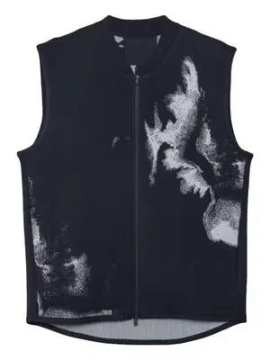 Y3 Zip-front Vest - Black