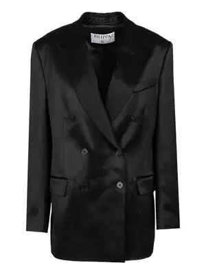 Filippa K Double-breasted Blazer Jacket - Black