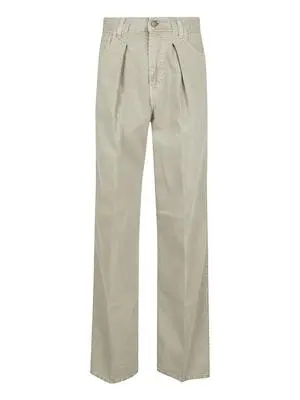 HAIKURE Haikure Pleated Wide Leg Jeans Nude