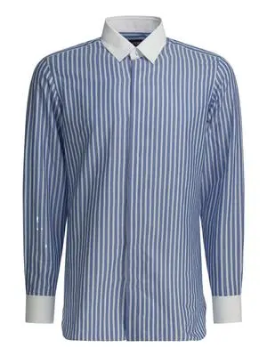 TOM FORD Long Sleeve Striped Shirt - No