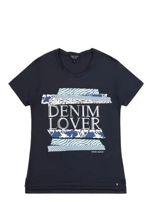 Emporio Armani Round Neck Logo T-shirt - Black