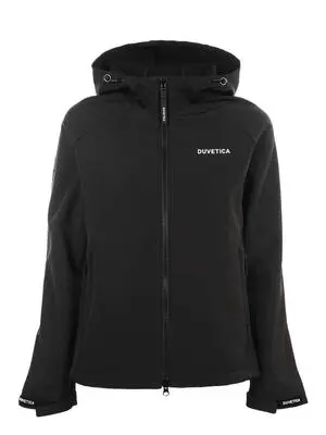 Duvetica Logo Zip-up Casual Jacket - Black