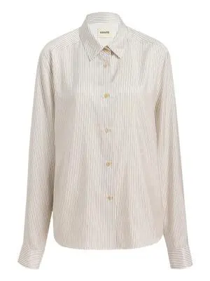 KHAITE Khaite Striped Long Sleeve Shirt