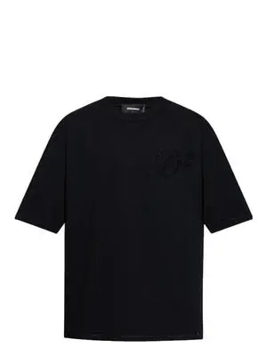 DSQUARED2 Dsquared2 Crystal-Logo Crewneck T-Shirt