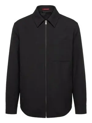 Gucci Twill Zip Overshirt - Black