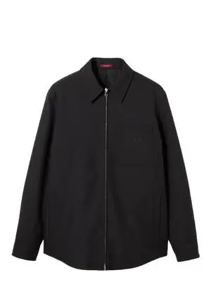 Gucci Twill Zip Overshirt - Black