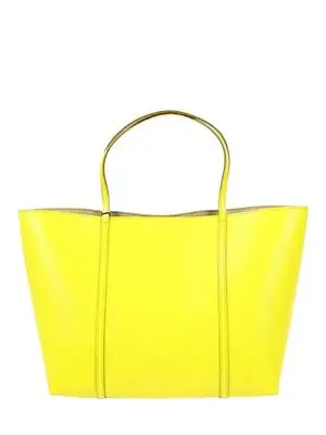 Dolce & Gabbana Tote Bag With Logo Detail - Yellow
