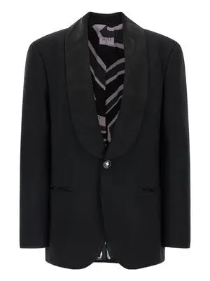 Emilio Pucci Labirinto Single-breasted Blazer - Black