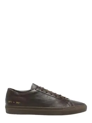 COMMON PROJECTS Round Toe Lace-up Sneakers - Black