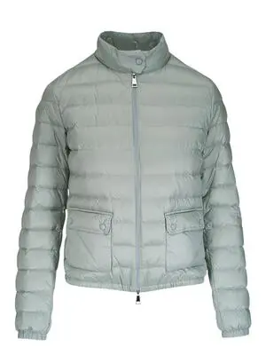 Moncler Moncler Lans Zip-Up Short Padded Jacket Grey