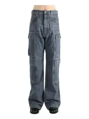 Rick Owens Cargo Pockets Jeans - Black