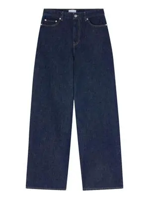 GANNI Straight-leg Wide Jeans - Blue
