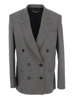 Stella McCartney Stella McCartney Double-Breasted Blazer Gray