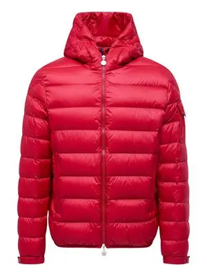 Moncler Najan Down Jacket With Hood - Red