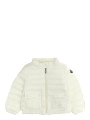 Moncler Logo Patch Down Jacket - White