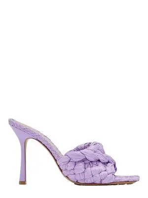 BOTTEGA VENETA Bottega Veneta Stretch Intrecciato High Heel Mules