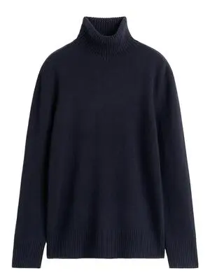TOTEME Totême Roll Neck Long Sleeved Jumper Navy