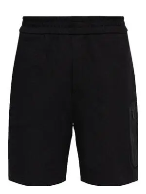 Moncler Logo Patch Shorts - Black