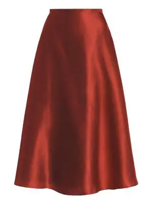 Alberta Ferretti Midi Skirt - Red