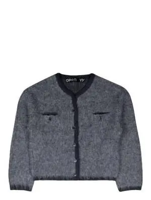 OPEN YY Shaggy Cardigan - Grey
