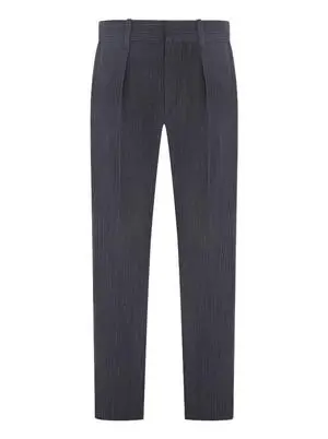 Isabel Marant Étoile High-waisted Pinstriped Tailored Trousers - Black