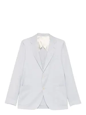 LARDINI Patch-pocket Jacket - Blue