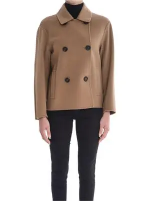 MAX MARA Max Mara Double-Breasted Long-Sleeved Coat