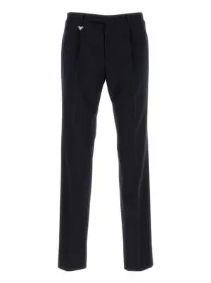 Prada Pleated Tailored Trousers - Blue