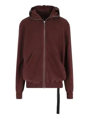 Rick Owens Zipped Hoodie - Red