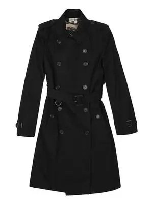 Burberry Double-breasted Trench Coat - Black