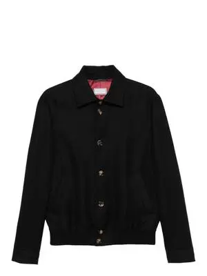 Brunello Cucinelli Long-sleeved Button-up Jacket - Black