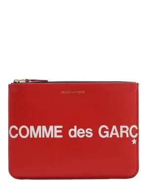 COMME DES GARÇONS Comme Des Garcons Logo Printed Clutch
