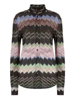 Missoni Snakeskin Pattern Shirt - Greenish-brown