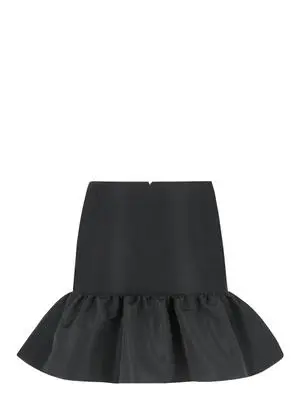 Nina Ricci Mini Peplum Skirt - Black