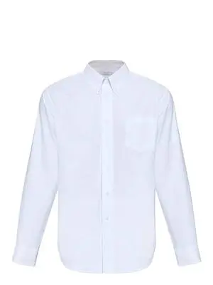 Givenchy Paris Logo Embroidered Long-sleeved Shirt - White