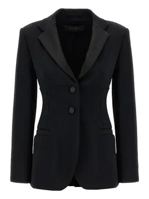 Max Mara Single-breasted Blazer - Black