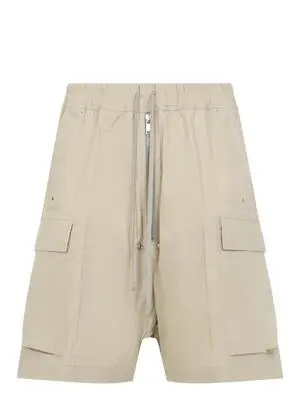Rick Owens Cargobela Zip Cargo Shorts - Nude