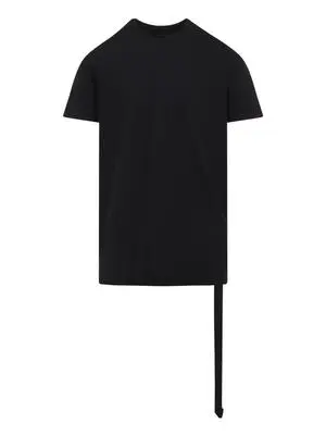 Rick Owens Short-sleeve Side-tie T-shirt - Black
