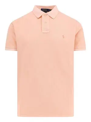 Polo Ralph Lauren Polo Ralph Lauren Custom Slim Mineral-Dyed Polo Shirt Orange