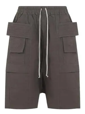 Rick Owens Cargo Drawstring Shorts - Black