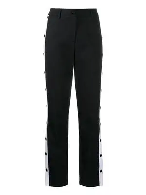 Moschino Side Button Detailed Casual Pants - Black
