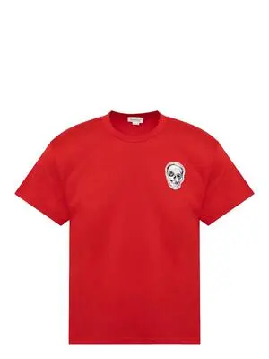 Alexander McQueen Logo Short-sleeved T-shirt - Red