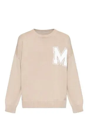 MAISON MARGIELA Varsity Knitted Jumper - Nude
