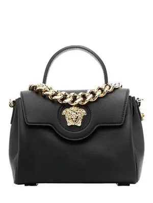 Versace Medusa Plaque Tote Bag - Black