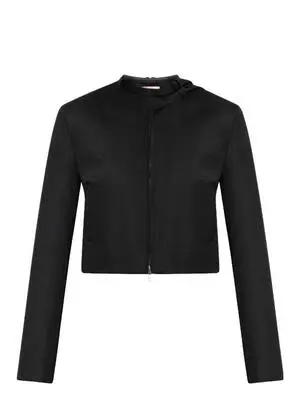 DIESEL® Zip-up Jacket With Long Sleeves - Black
