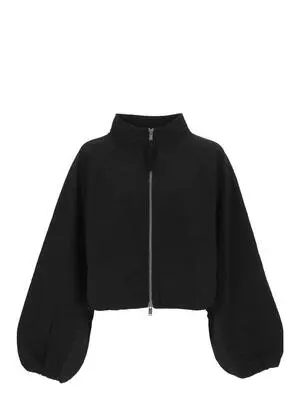 THOM KROM Long Sleeve Zip-up Jacket - Black