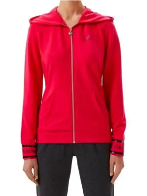 EA7 Hooded Zipper Sweater - Red